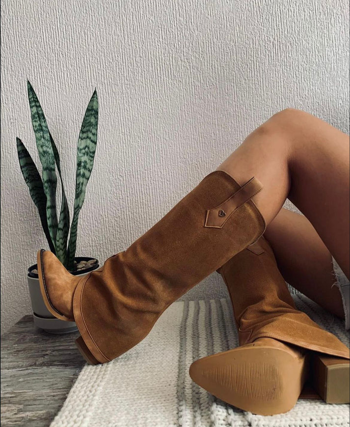 Botas Cowboy Camel – SC Shoetique